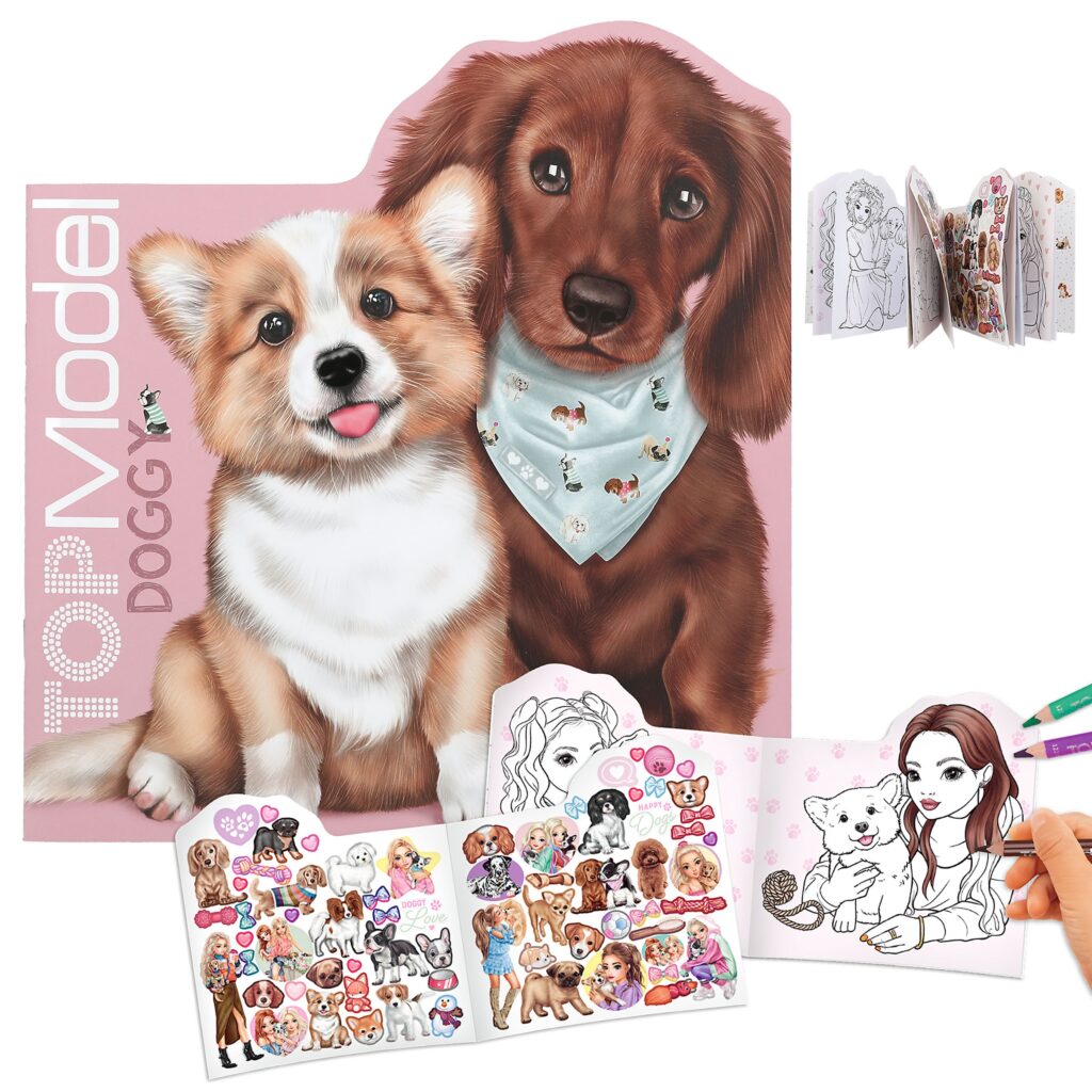 TOPModel Doggy Libro Para Colorear KITTY And DOGGY - Top Model Shop